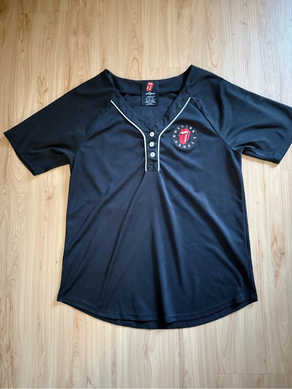 Forever 21 | Tops | Forever 2 X Rolling Stones Baseball Style Jersey ...